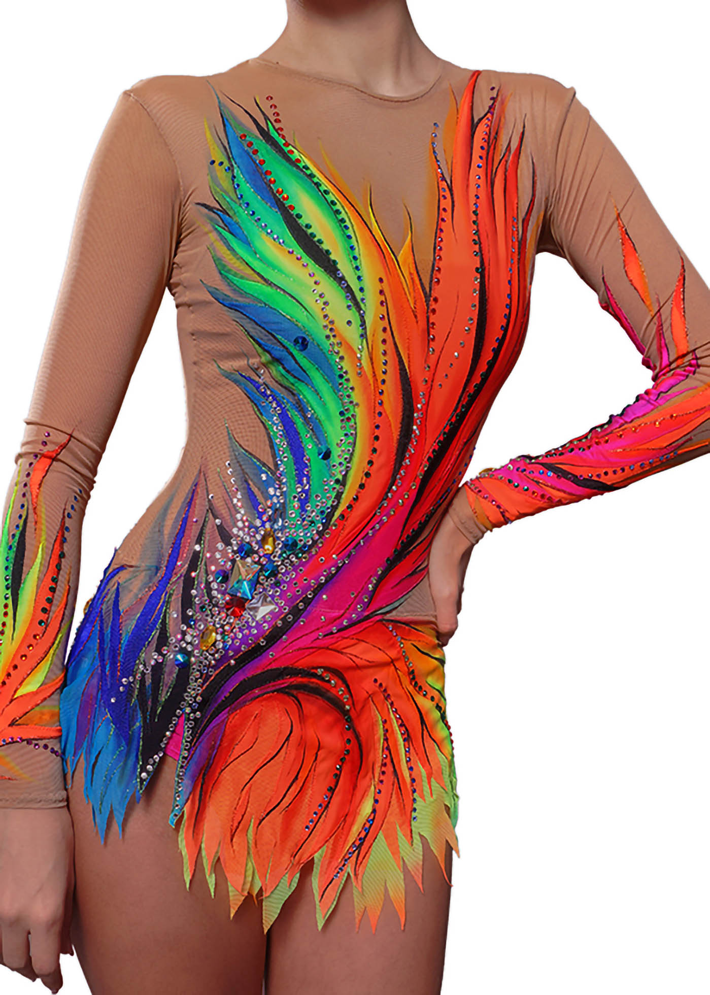 Купальник для художественной гимнастики Дом восходящего солнца — купить в интернет магазине